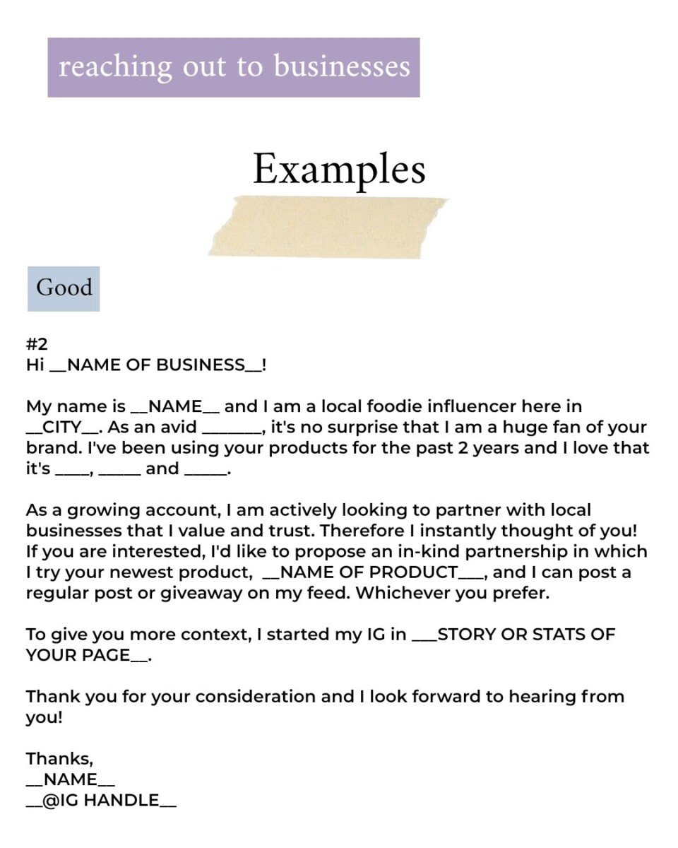 How To Reach Out for Collaborations – Creators and Businesses - EATING ...